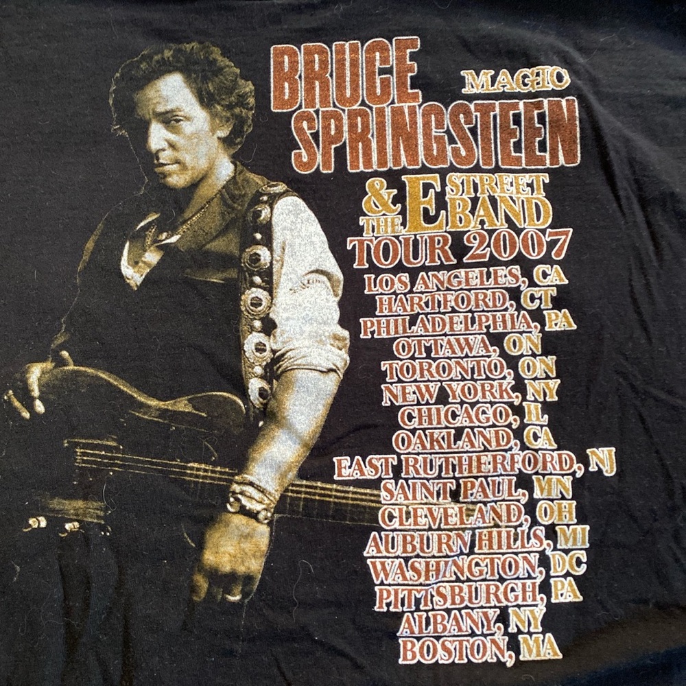 2007 Bruce Springsteen And The E Street Band Tour T-S… - Gem